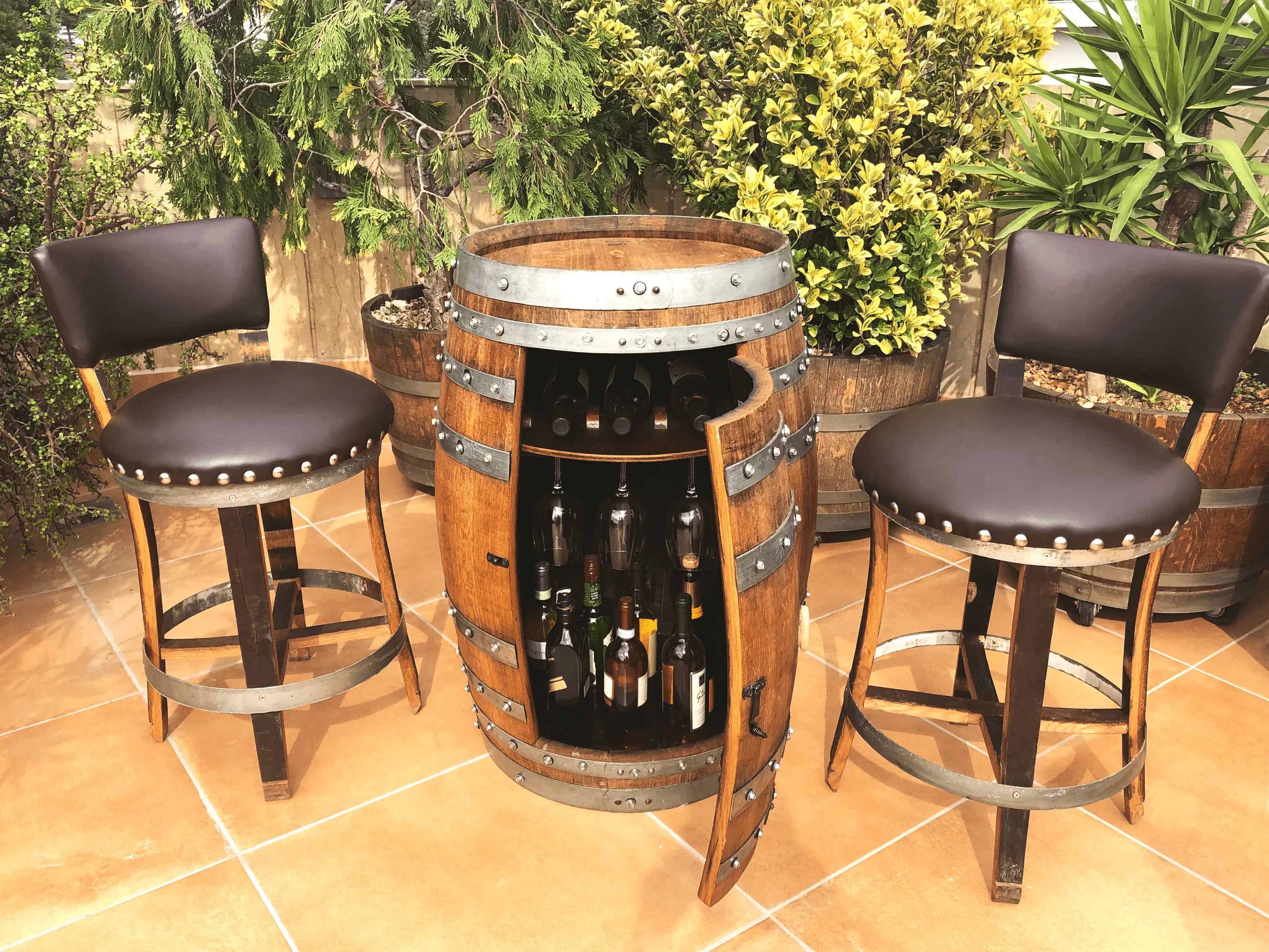 How to sand, treat and seal wine barrel hoops to not rust? - Oak Wood ...