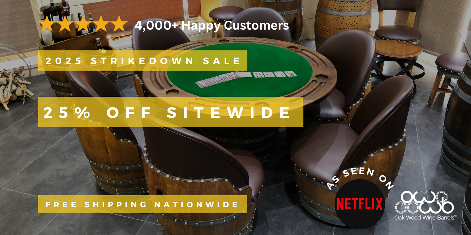 Oak Wood Wine Barrels: Authentic Barrel Furniture