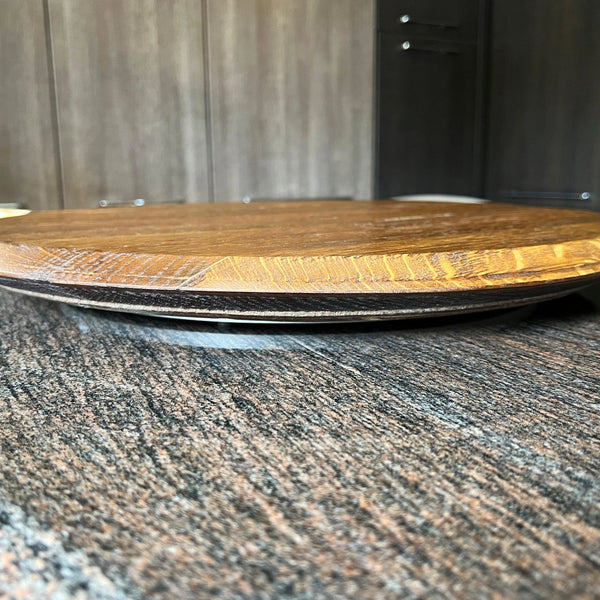 OBARREL Rotating Barrel Lazy Susan - BARREL FURNITURE - Oak Wood - Oak ...