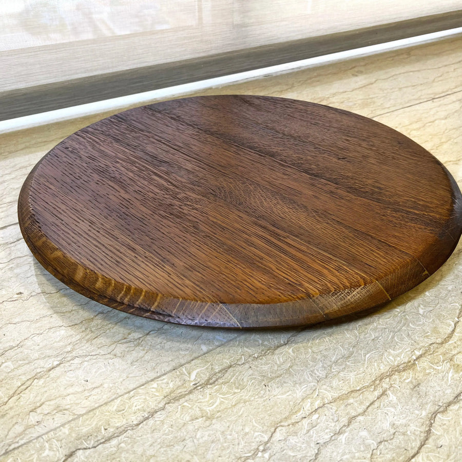 OBARREL Rotating Barrel Lazy Susan - BARREL FURNITURE - Oak Wood - Oak ...