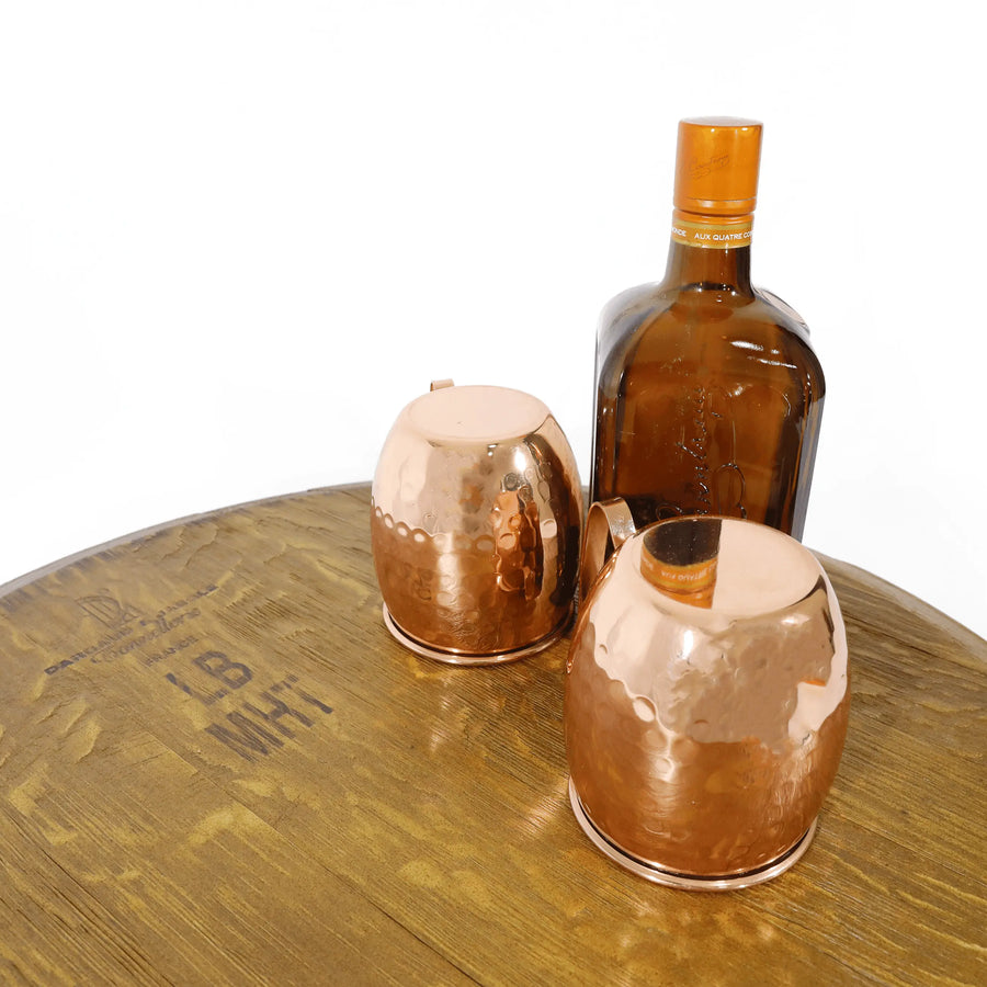 OBARREL Rotating Barrel Lazy Susan - BARREL FURNITURE - Oak Wood - Oak ...