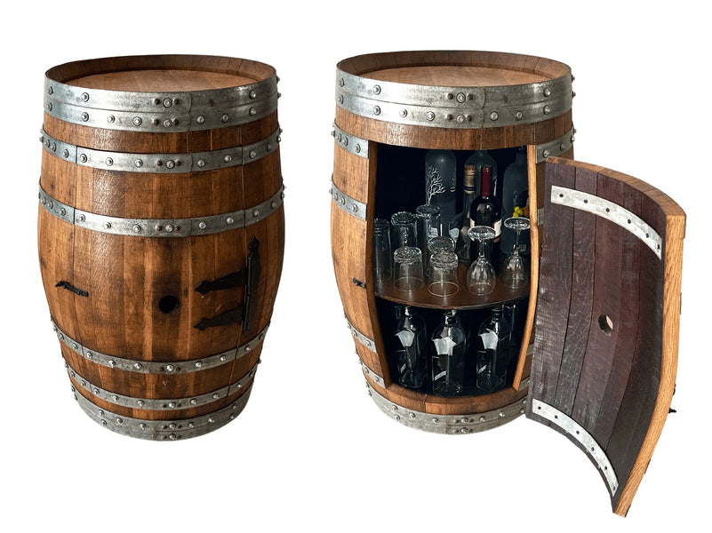 Barrel Bars - Oak Wood Wine Barrels