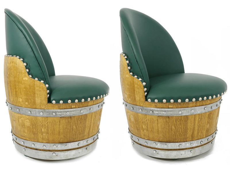 OBARREL Barrel Chairs - BARREL FURNITURE - Oak Wood Wine Barrels