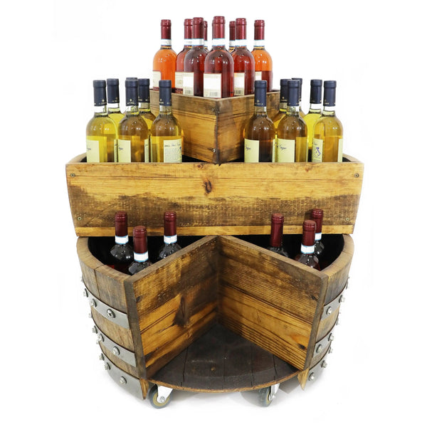 Barrel Bars - Oak Wood Wine Barrels