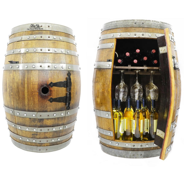 Barrel Bars - Oak Wood Wine Barrels