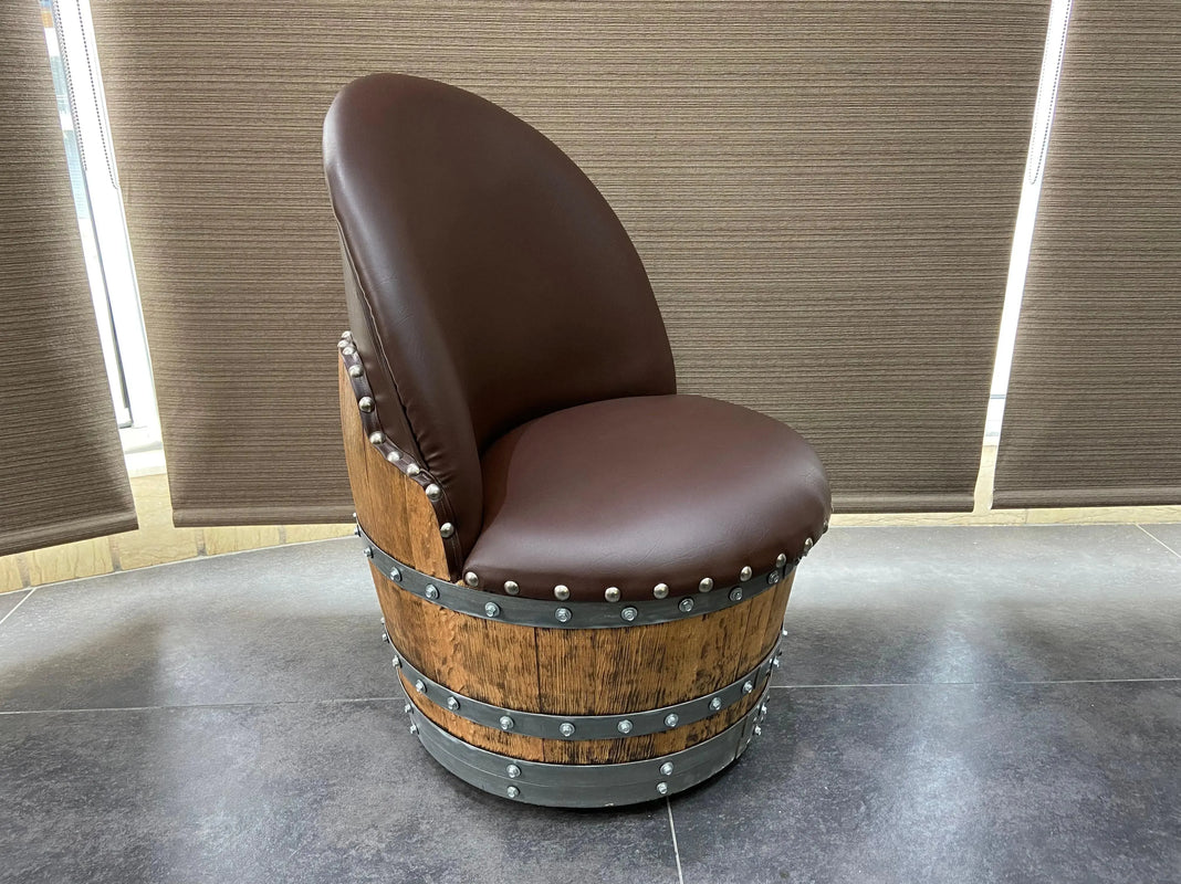 OBARREL Barrel Chairs - BARREL FURNITURE - Oak Wood Wine Barrels